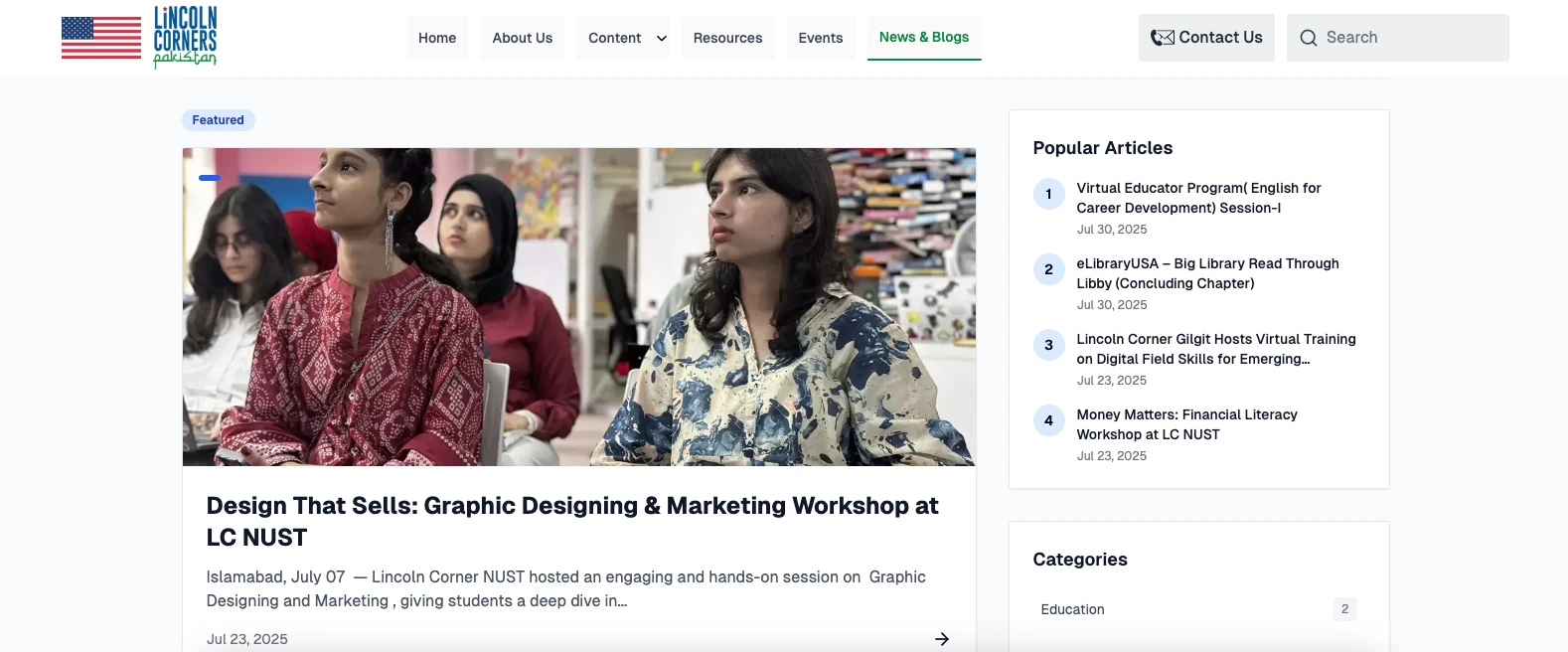 Latest News & Updates | Lincoln Corners Pakistan | Success